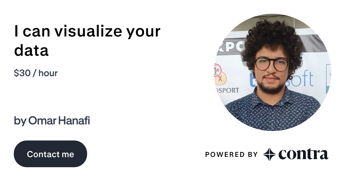 I can visualize your data by Omar Hanafi