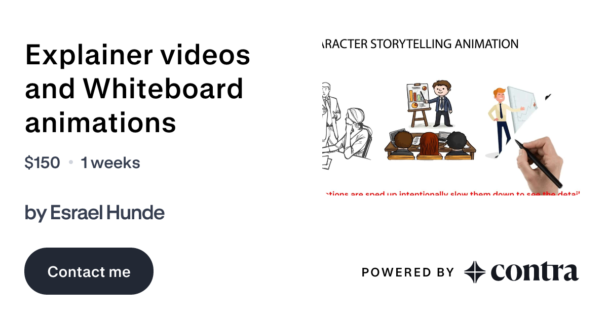 Explainer videos and Whiteboard animations by Esrael Hunde