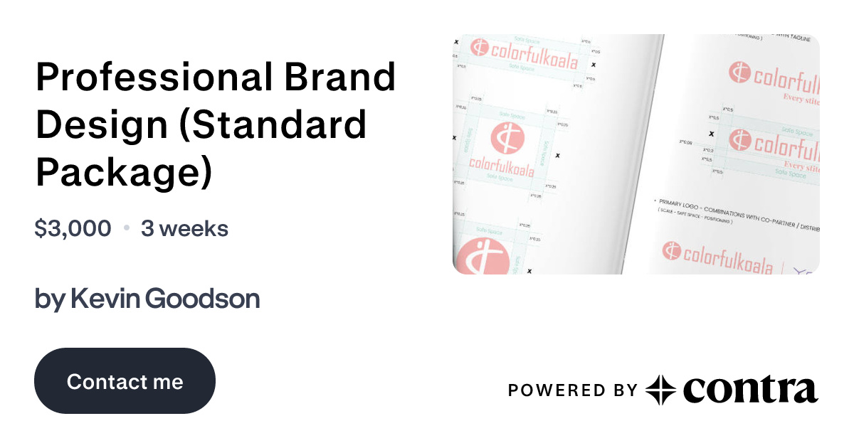 Professional Brand Design (Standard Package) by Kevin Goodson