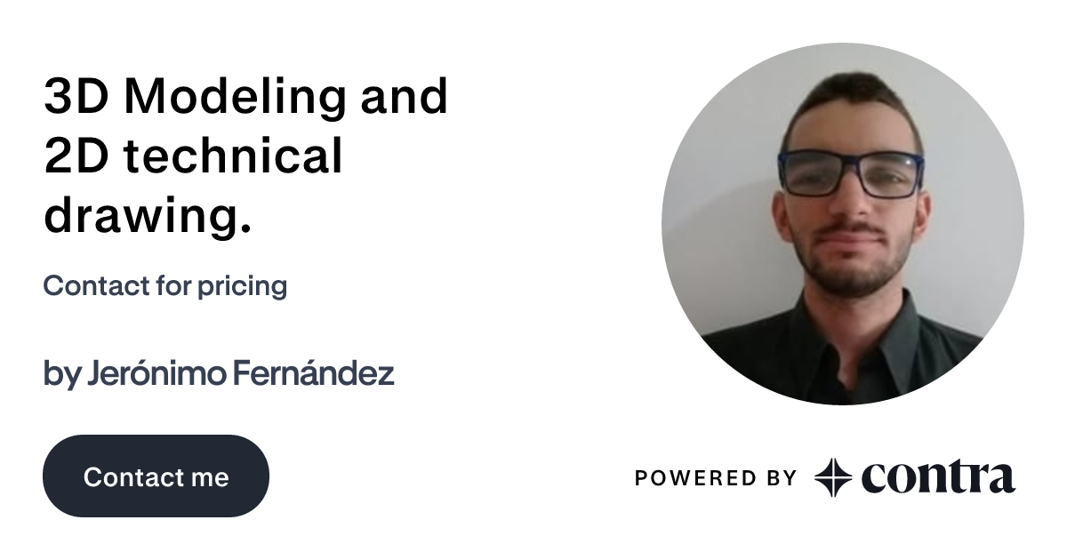 3D Modeling and 2D technical drawing. by Jerónimo Fernández