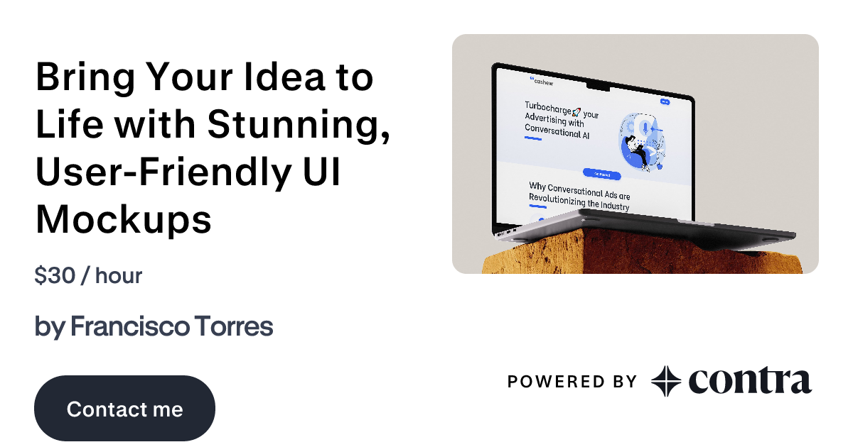 Bring Your Idea to Life with Stunning, User-Friendly UI Mockups by ...