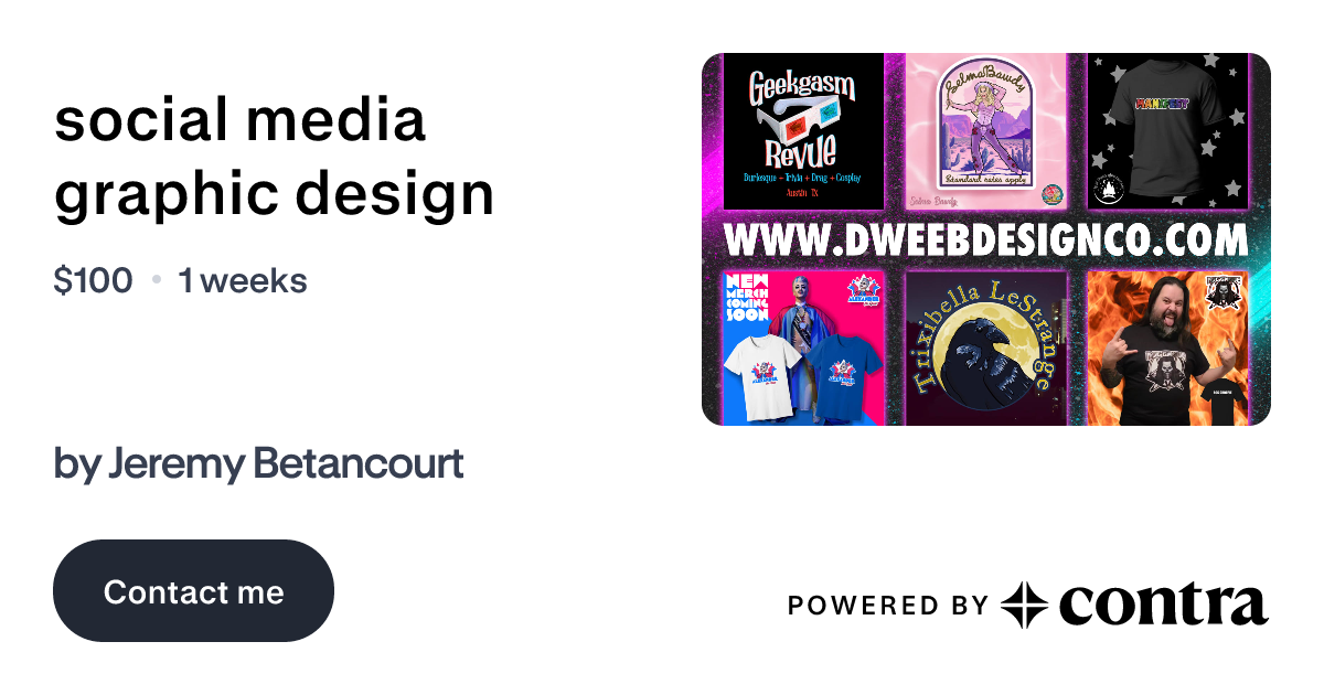 social media graphic design by Jeremy Betancourt