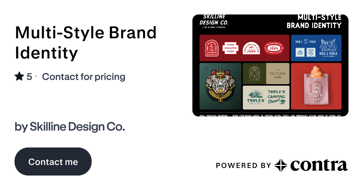 Multi-Style Brand Identity by Skilline Design Co.
