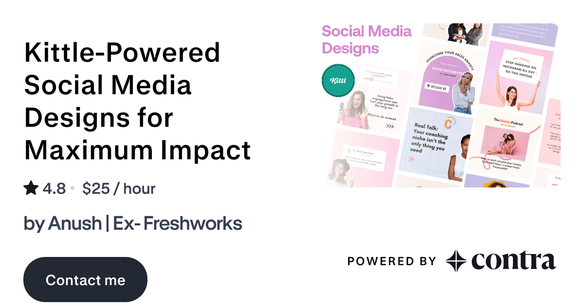 Kittle-Powered Social Media Designs for Maximum Impact by Anush | Ex ...