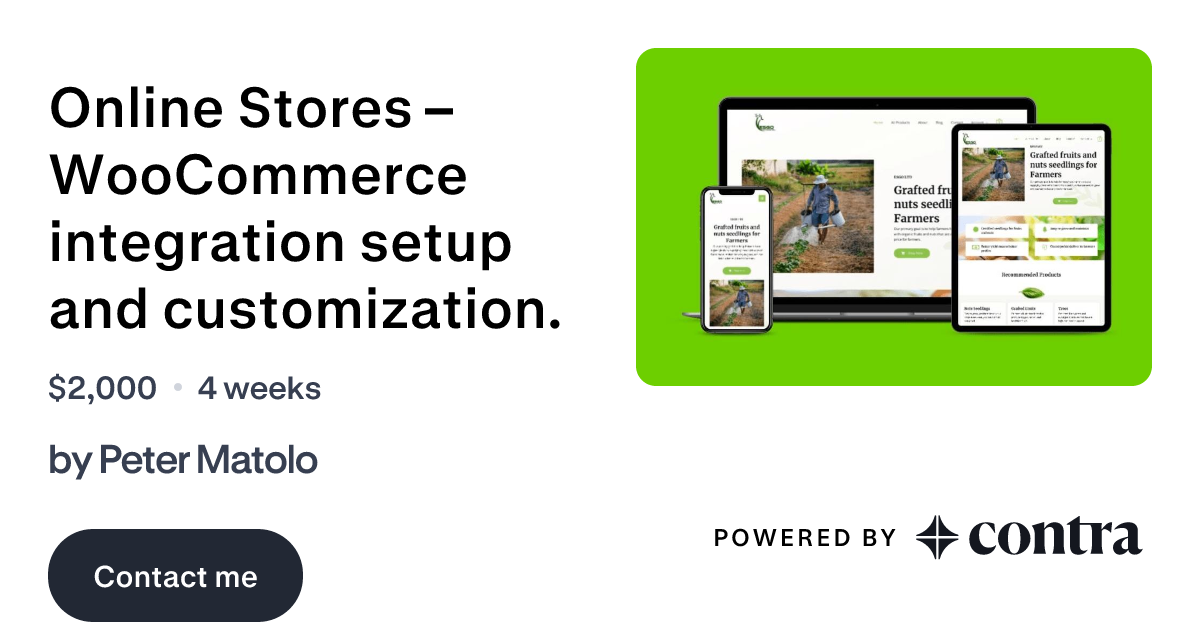 Online Stores Woocommerce Integration Setup And Customization By