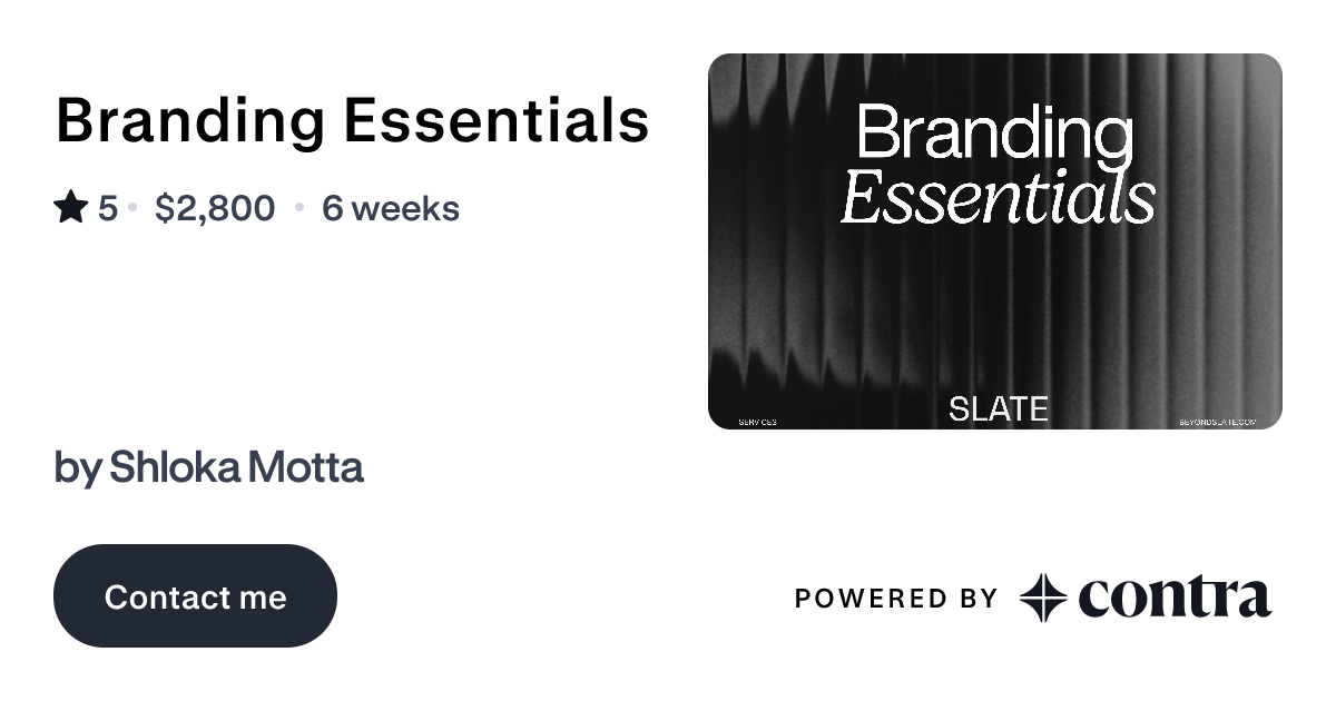 Visual Brand Identity by Shloka Motta