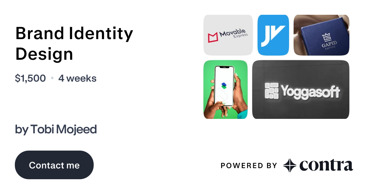 Brand Identity Design by Emmanuel Mojeed