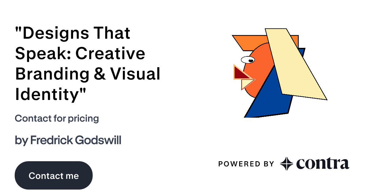 "Designs That Speak: Creative Branding & Visual Identity" by Fredrick ...