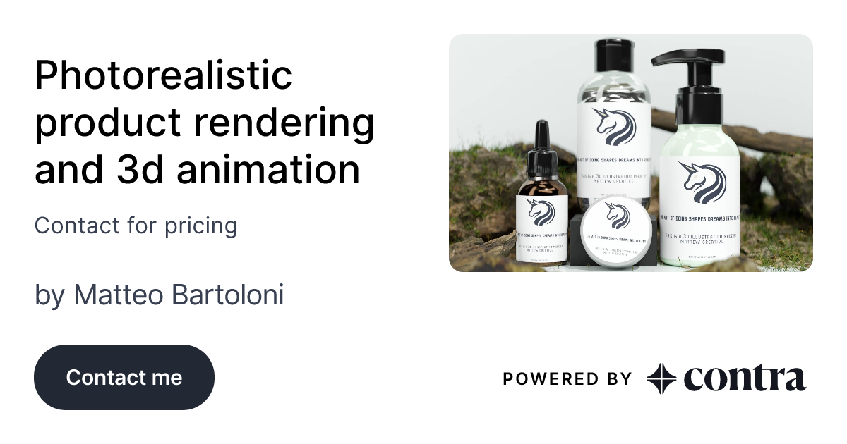 Photorealistic Product Rendering And 3d Animation By Matteo Bartoloni