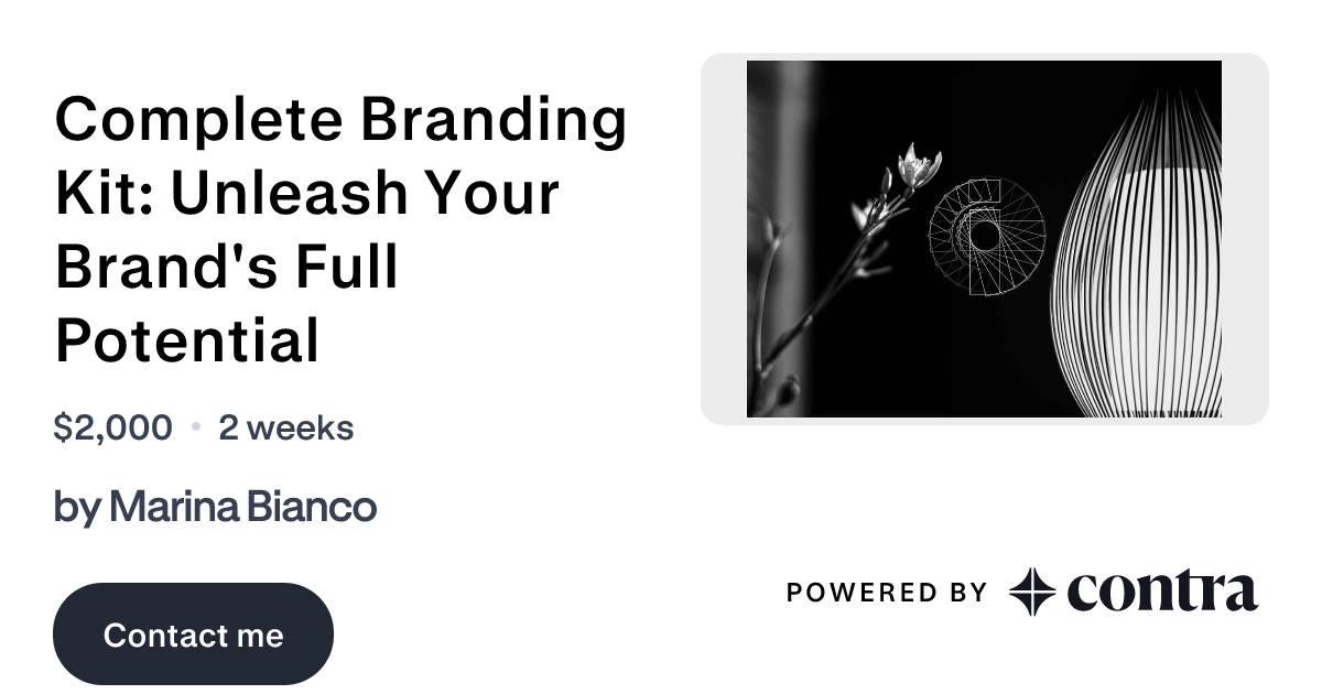 Complete Branding Kit: Unleash Your Brand's Full Potential by Marina Bianco
