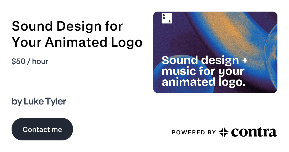 Sound Design for Your Animated Logo by Luke Tyler