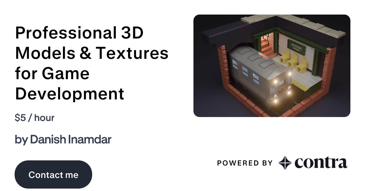Professional 3D Models & Textures for Game Development by Danish Inamdar