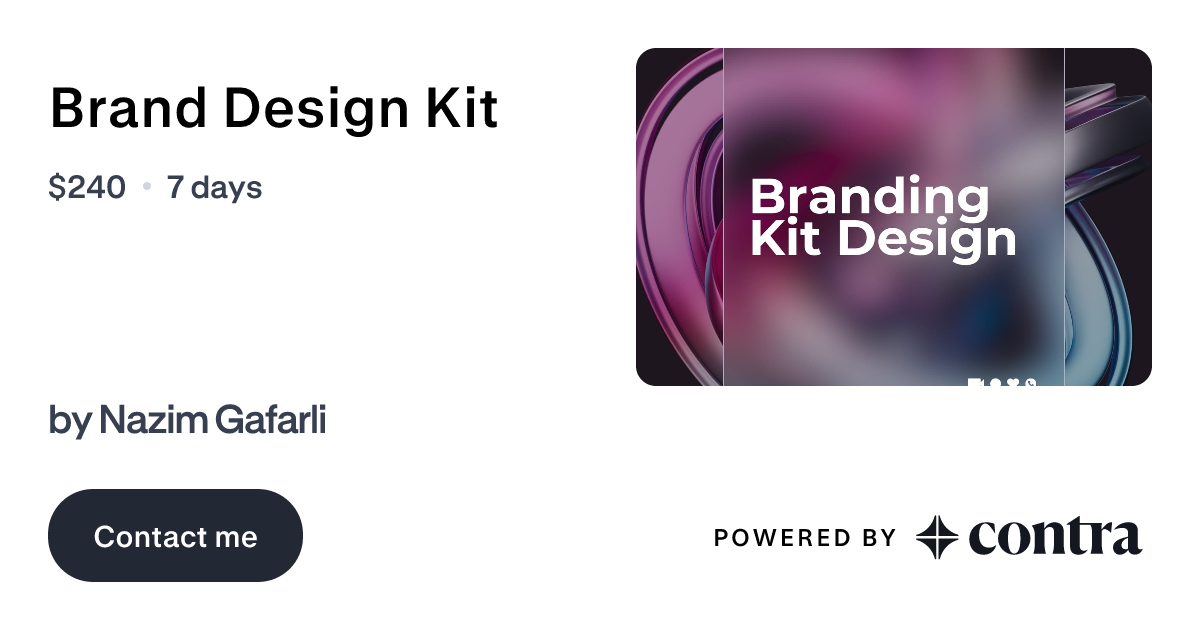 Brand Design Kit by Nazim Gafarli
