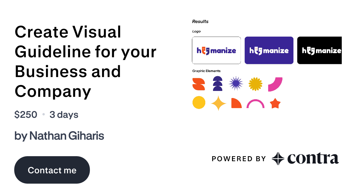 Create Visual Guideline for your Business and Company by Nathan Giharis