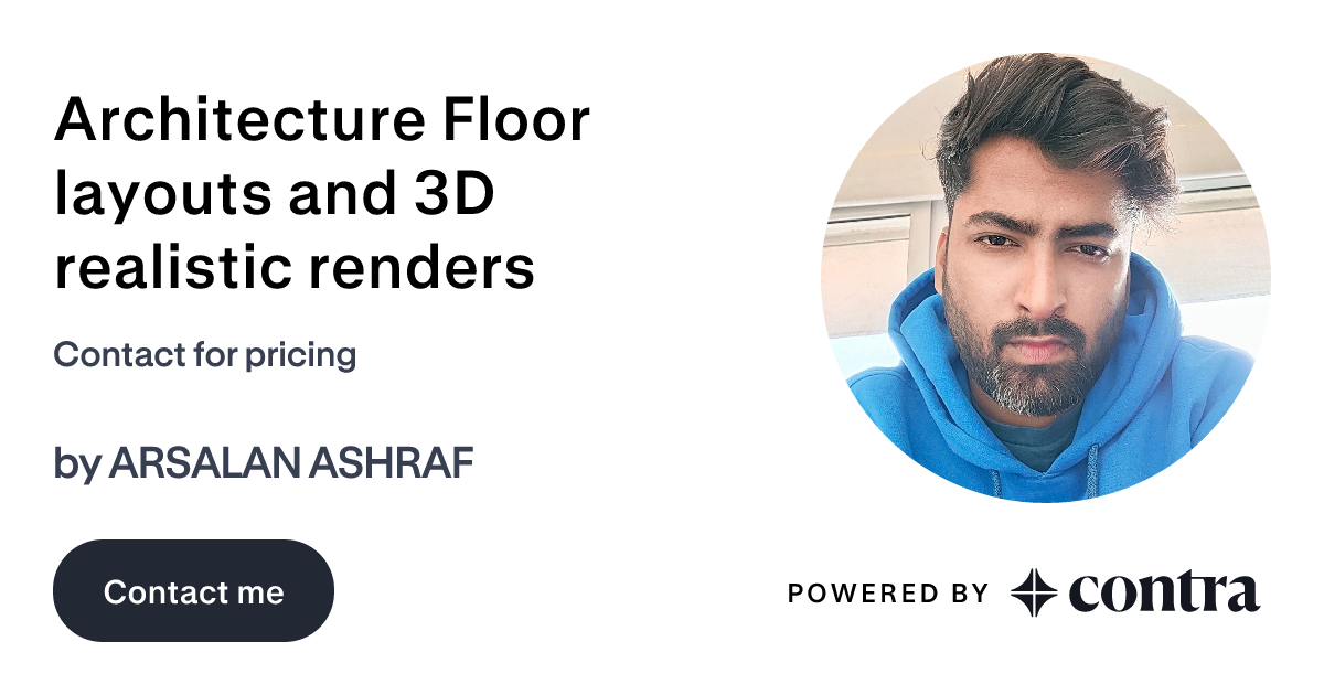 Architecture Floor layouts and 3D realistic renders by ARSALAN ASHRAF