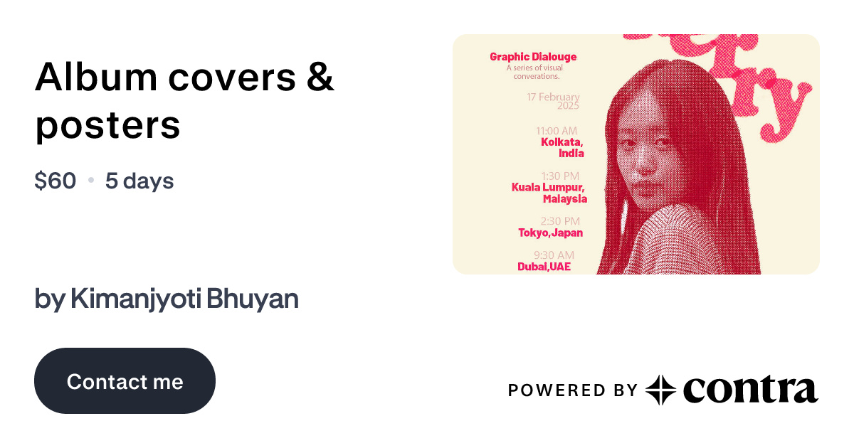 Album covers & posters by Kimanjyoti Bhuyan