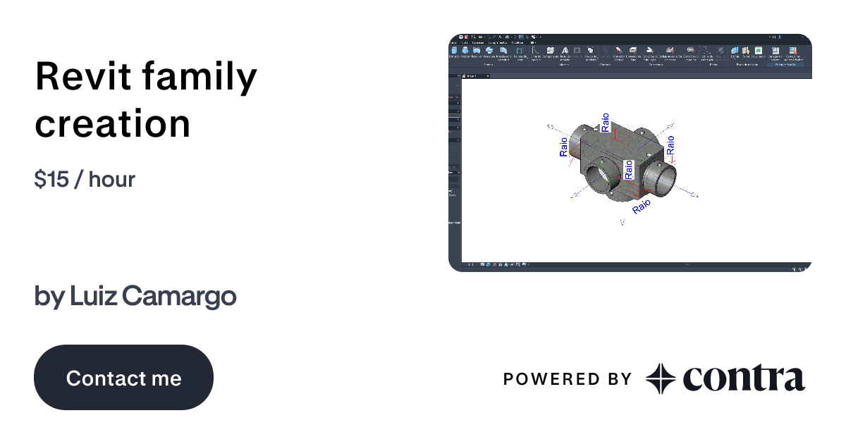Revit family creation by Luiz Camargo
