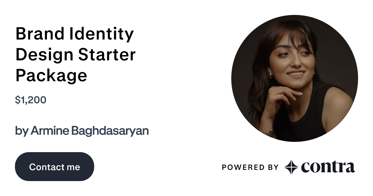 Brand Identity Design Starter Package by Armine Baghdasaryan