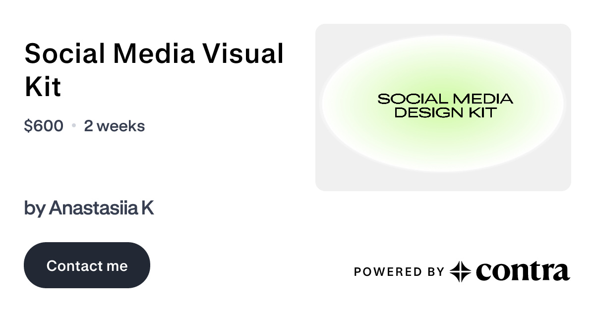 Social Media Visual Kit by Anastasiia K