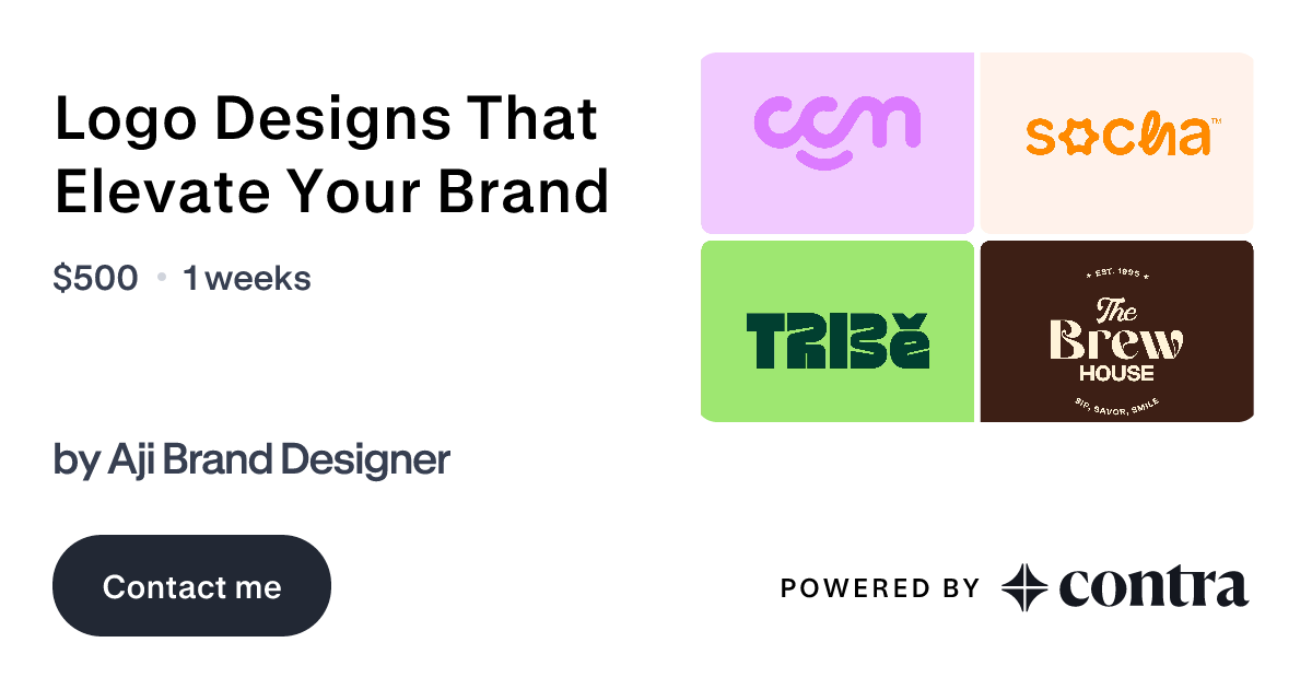 Logo Designs That Elevate Your Brand by Aji Brand Designer