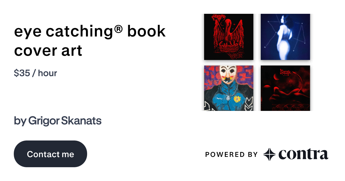 eye catching® book cover art by Grigor Skanats