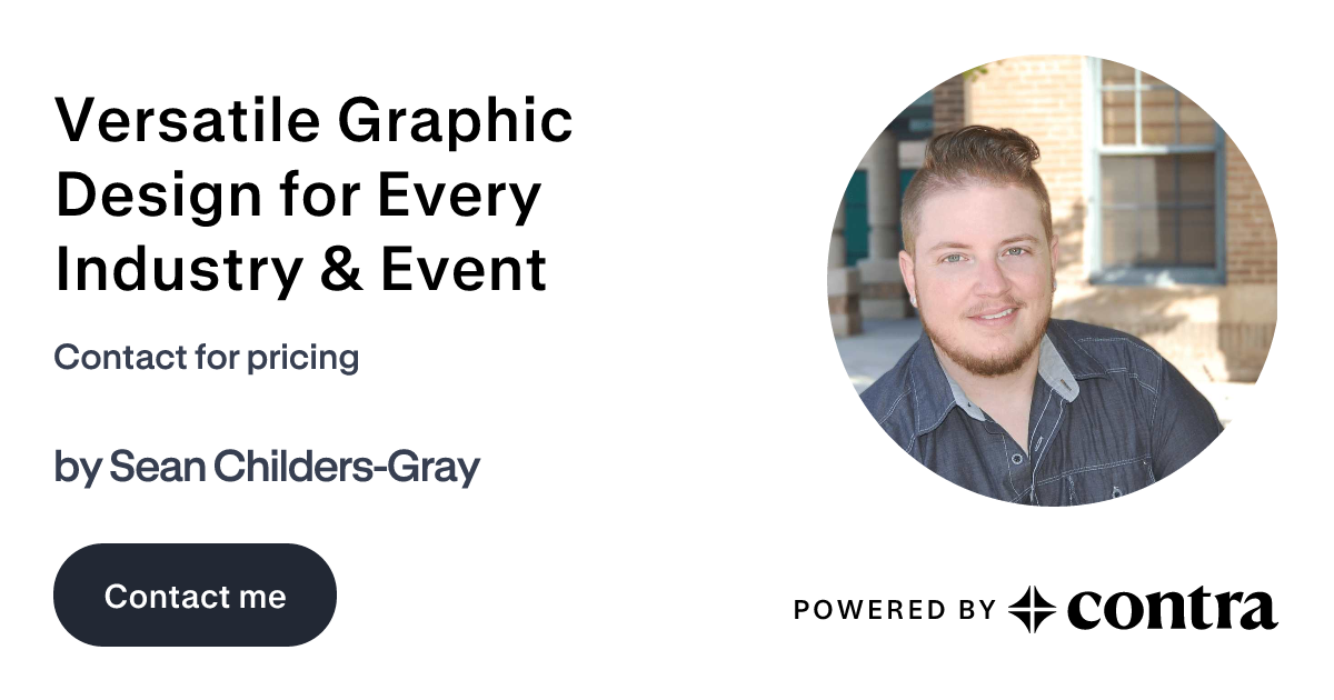 Versatile Graphic Design for Every Industry & Event by Sean Childers-Gray