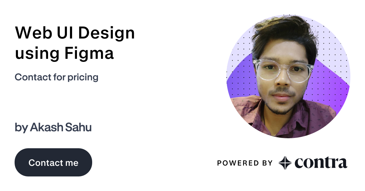 Web UI Design using Figma by Akash Sahu