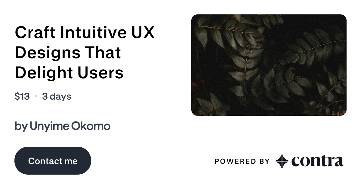 Craft Intuitive UX Designs That Delight Users by Unyime Okomo