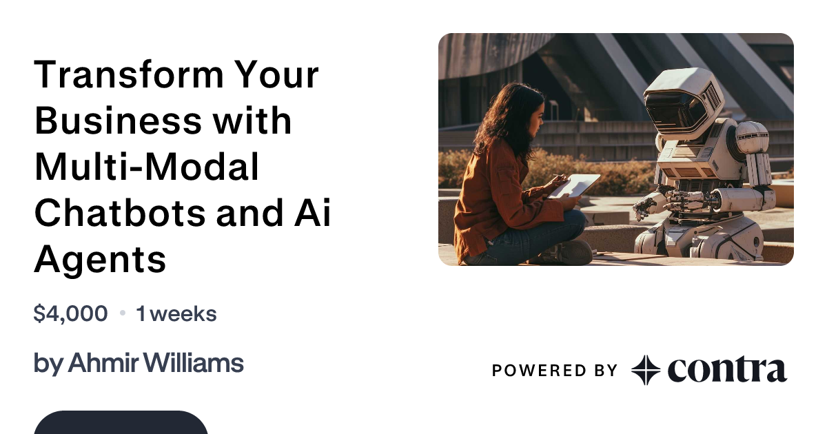 Transform Your Business with Custom Multi-Modal AI Agents by Ahmir Williams
