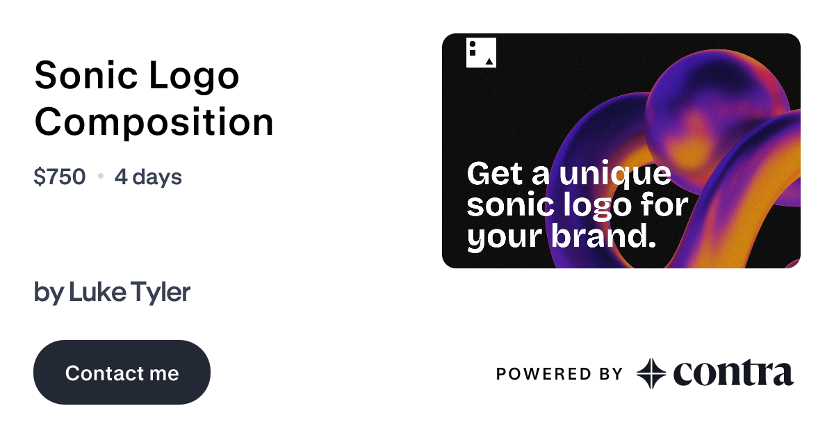 Sonic Logo Composition by Luke Tyler