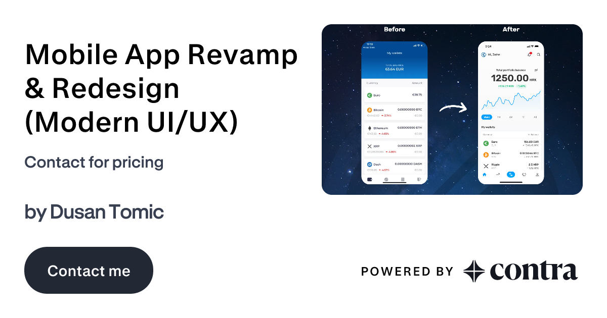 Mobile App Revamp & Redesign by Dusan Tomic