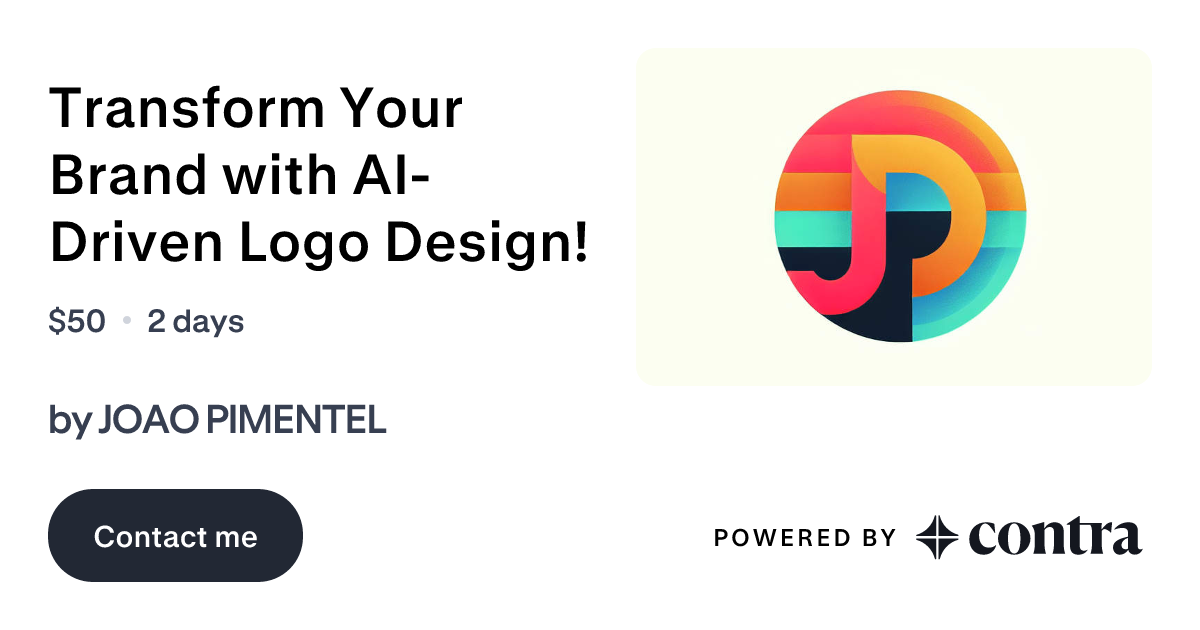 Transform Your Brand with AI-Driven Logo Design! by JOAO PIMENTEL