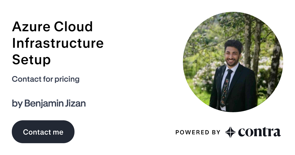 Azure Cloud Infrastructure Setup by Benjamin Jizan