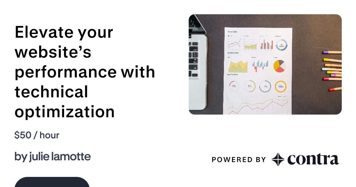Elevate your website’s performance with technical optimization by julie lamotte