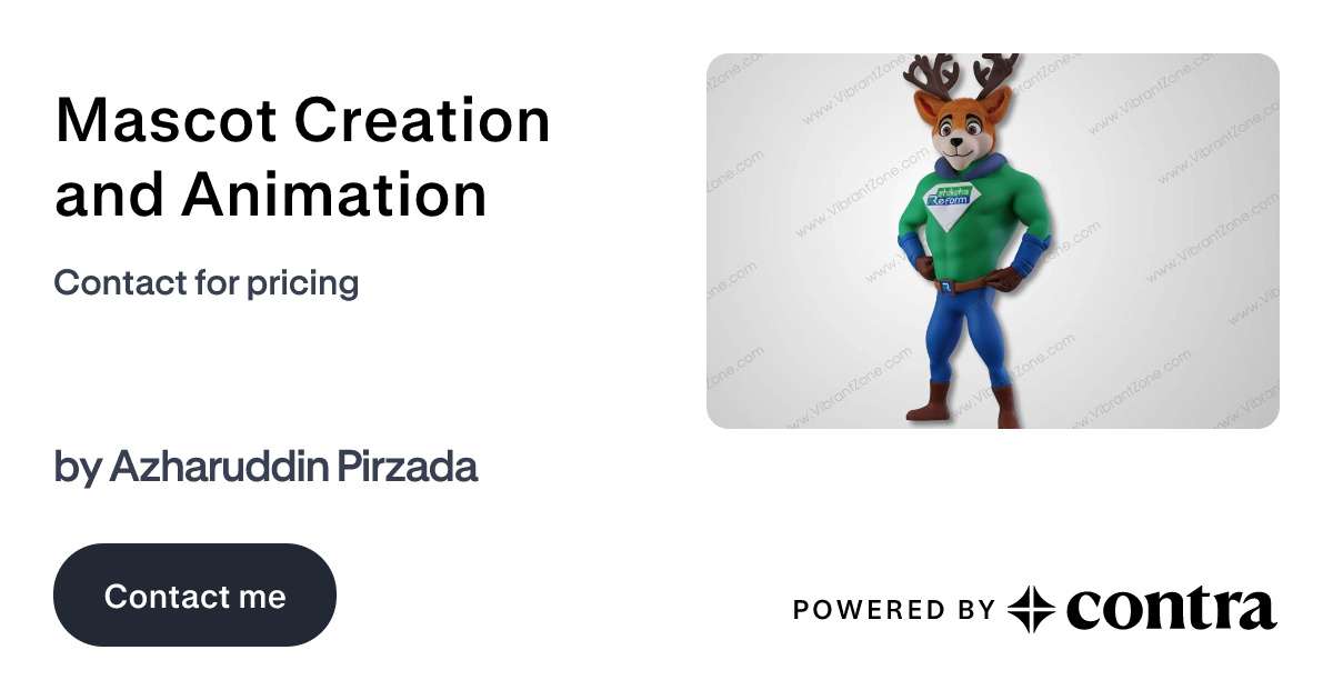 Mascot Creation and Animation by Azharuddin Pirzada