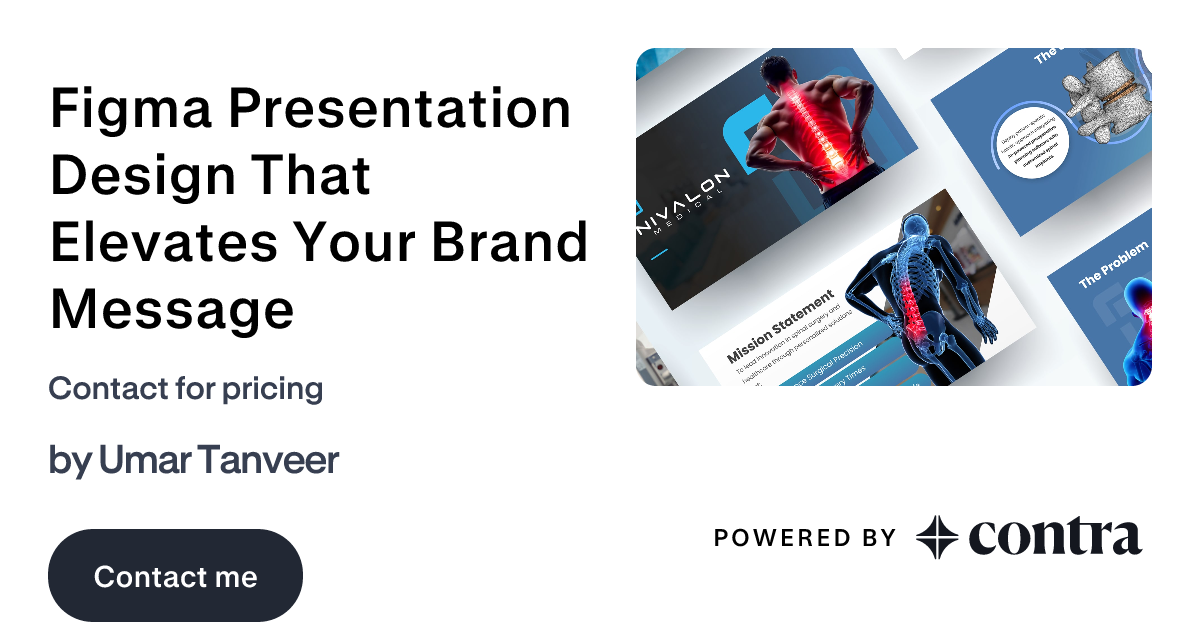 Figma Presentation Design That Elevates Your Brand Message by Umar Tanveer