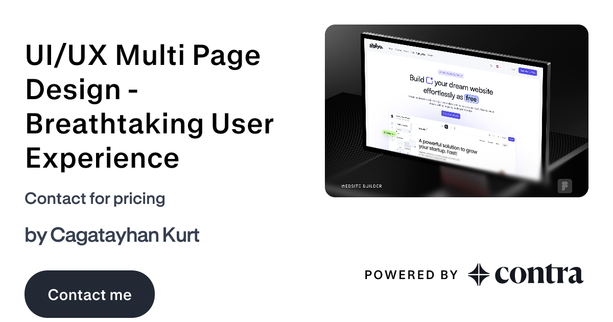 🚀 UI/UX Multi Page Design - Breathtaking User Experience by Cagatayhan Kurt