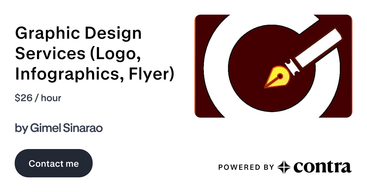 Graphic Design Services (Logo, Infographics, Flyer) by Gimel Sinarao