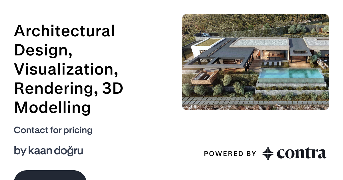 Architectural Design, Visualization, Rendering, 3D Modelling by kaan doğru