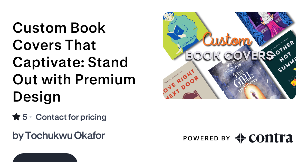 Custom Book Covers That Captivate: Stand Out with Premium Design by ...