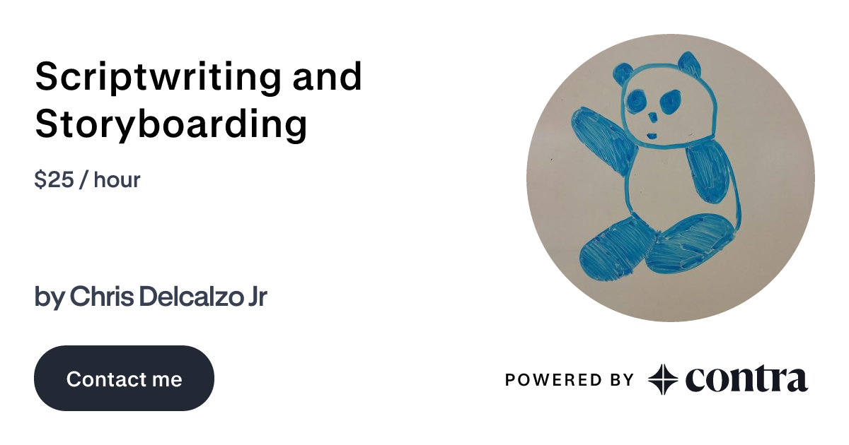 Scriptwriting and Storyboarding by Chris Delcalzo Jr