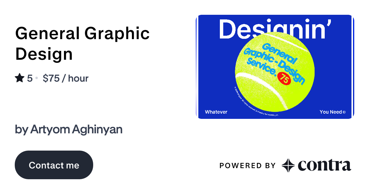 General Graphic Design by Artyom Aghinyan