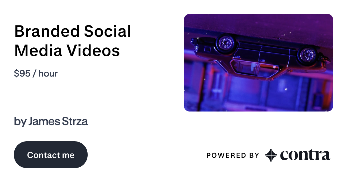 Branded Social Media Videos by James Strza