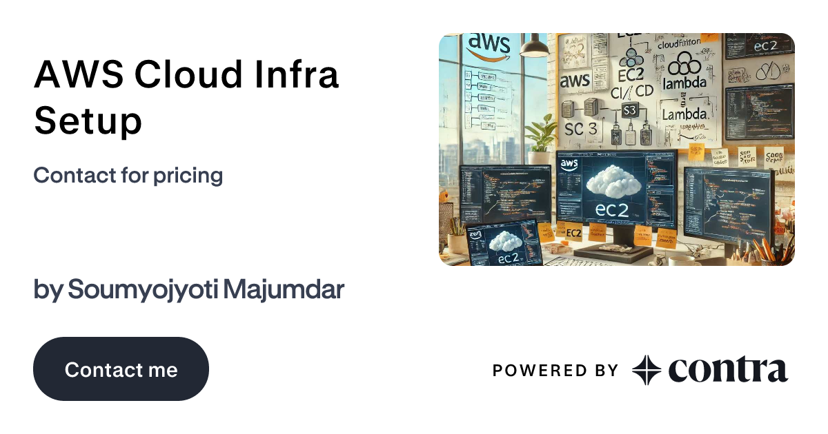 AWS Cloud Infra Setup by Soumyojyoti Majumdar
