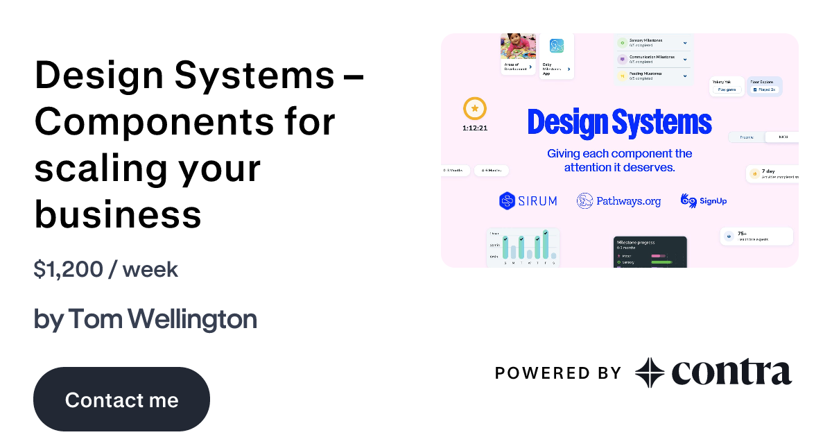 Design System by Tom Wellington