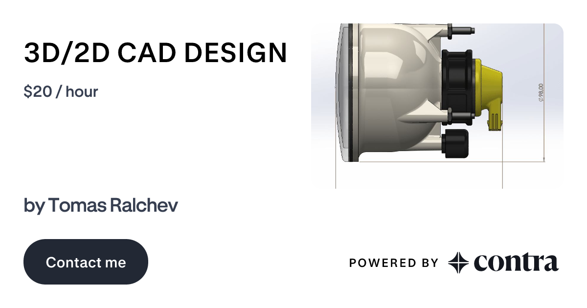 3D/2D CAD DESIGN by Tomas Ralchev