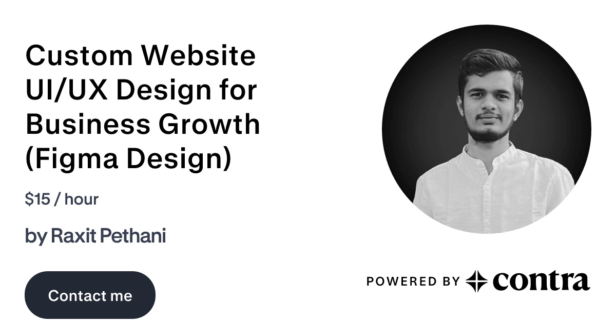 Custom Website UI/UX Design for Business Growth (Figma Design) by Raxit ...