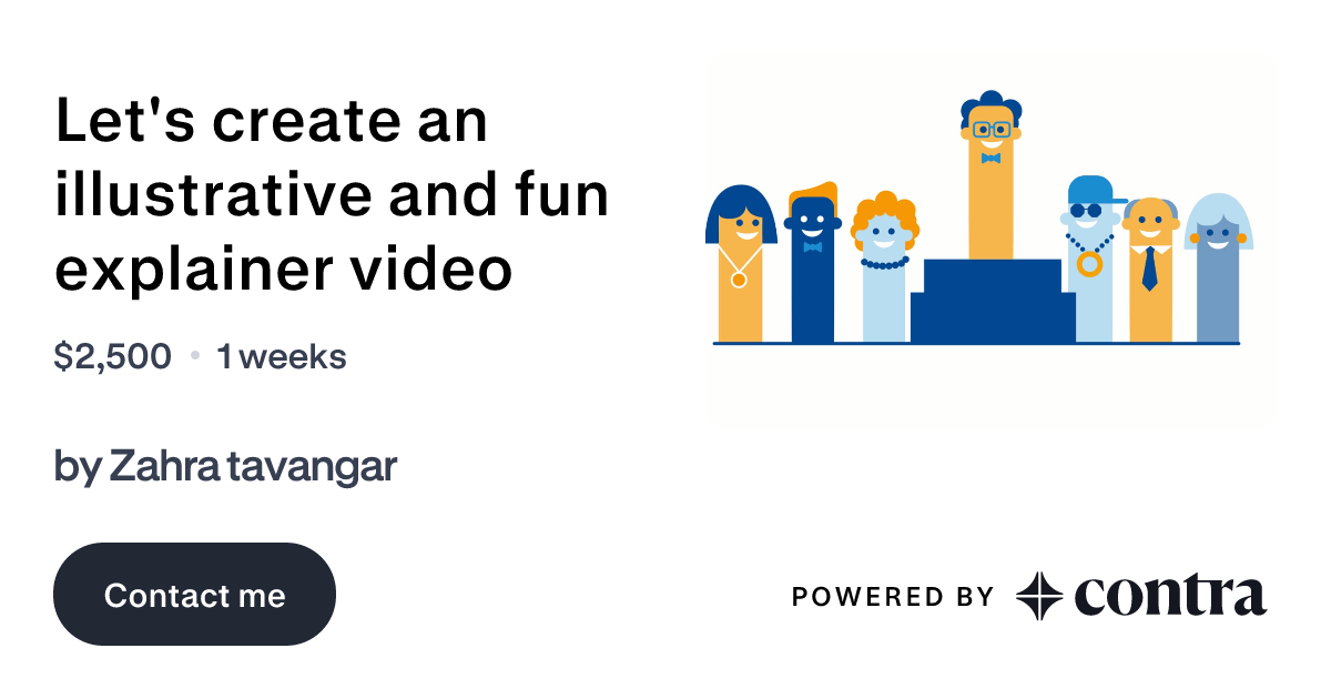 Illustrative Explainer Videos to deliver your core values by Zahra tavangar