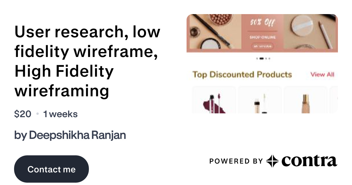 User research, low fidelity wireframe, High Fidelity wireframing by ...