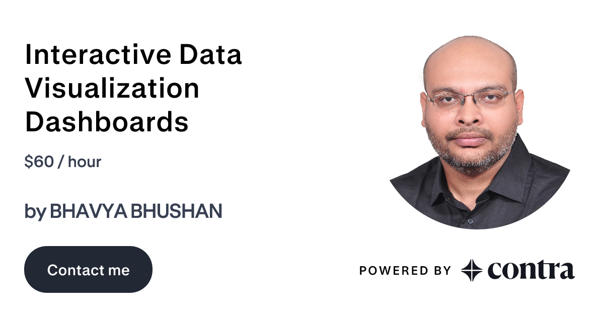 Interactive Data Visualization Dashboards by BHAVYA BHUSHAN